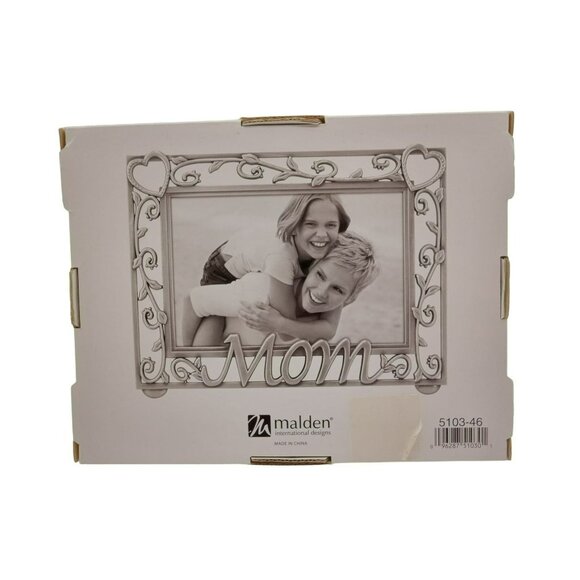 Malden | Accents | Nwt Vintage Malden Silver Scroll Hearts Floral Mom ...